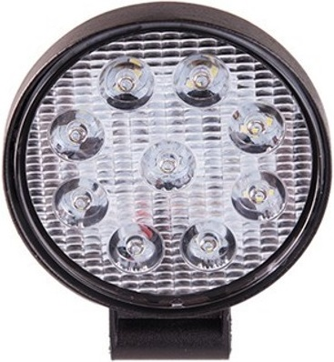 Фара дополнительная Дорожня карта LED круглая 9*3W (DK B2-27W-A SL) (49371033243) – купить в ...