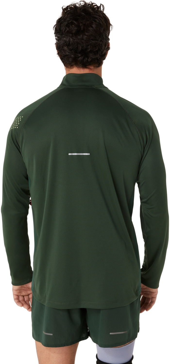 Лонгслив Asics ( 2011C732 ) ICON LS 1/2 ZIP 2024 304 RAIN FOREST L ...
