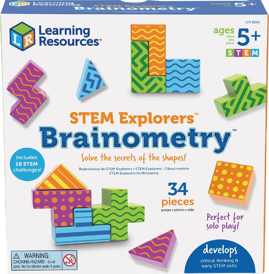 Обучающий игровой набор LEARNING RESOURCES STEM Explorers Brainometry - ЦВЕТНАЯ ГЕОМЕТРИЯ ...