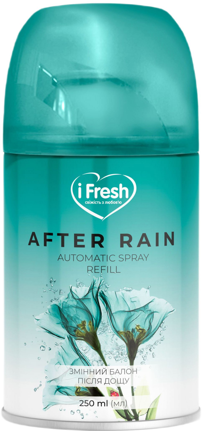 Набор сменных аэрозольных баллонов iFresh After rain 250 мл + Premium aroma ice сһеггу 250 мл ...