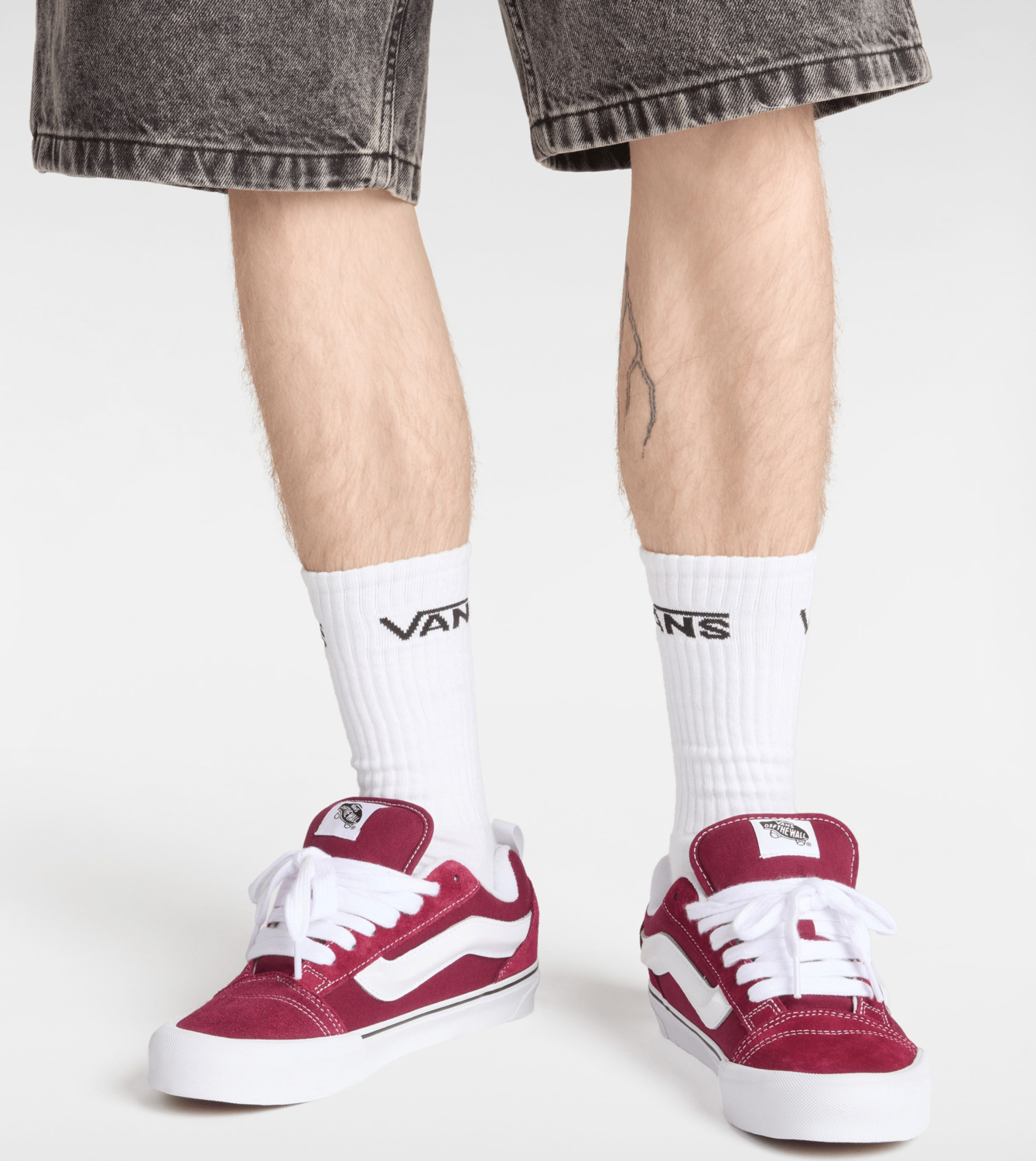 Кеды низкие женские Vans Knu Skool VN000D22ZCF1 (5,5 US) бордовые – купить в Киеве | цена и ...