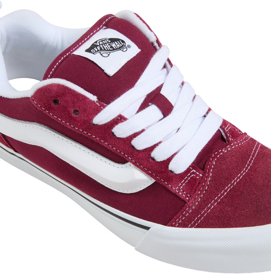 ≡ Кеди низькі жіночі Vans Knu Skool VN000D22ZCF1 (5,5 US) бордові – купити в Києві | ціни і ...