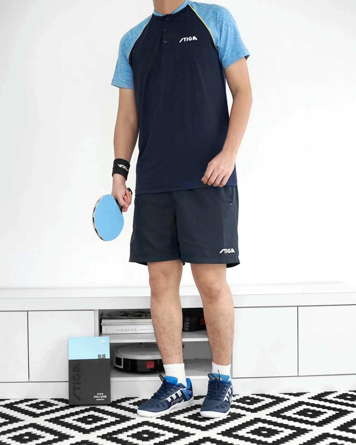 ≡ Ракетка для настільного тенісу Stiga Pro WRB Blue Edition 3 Star FL ...