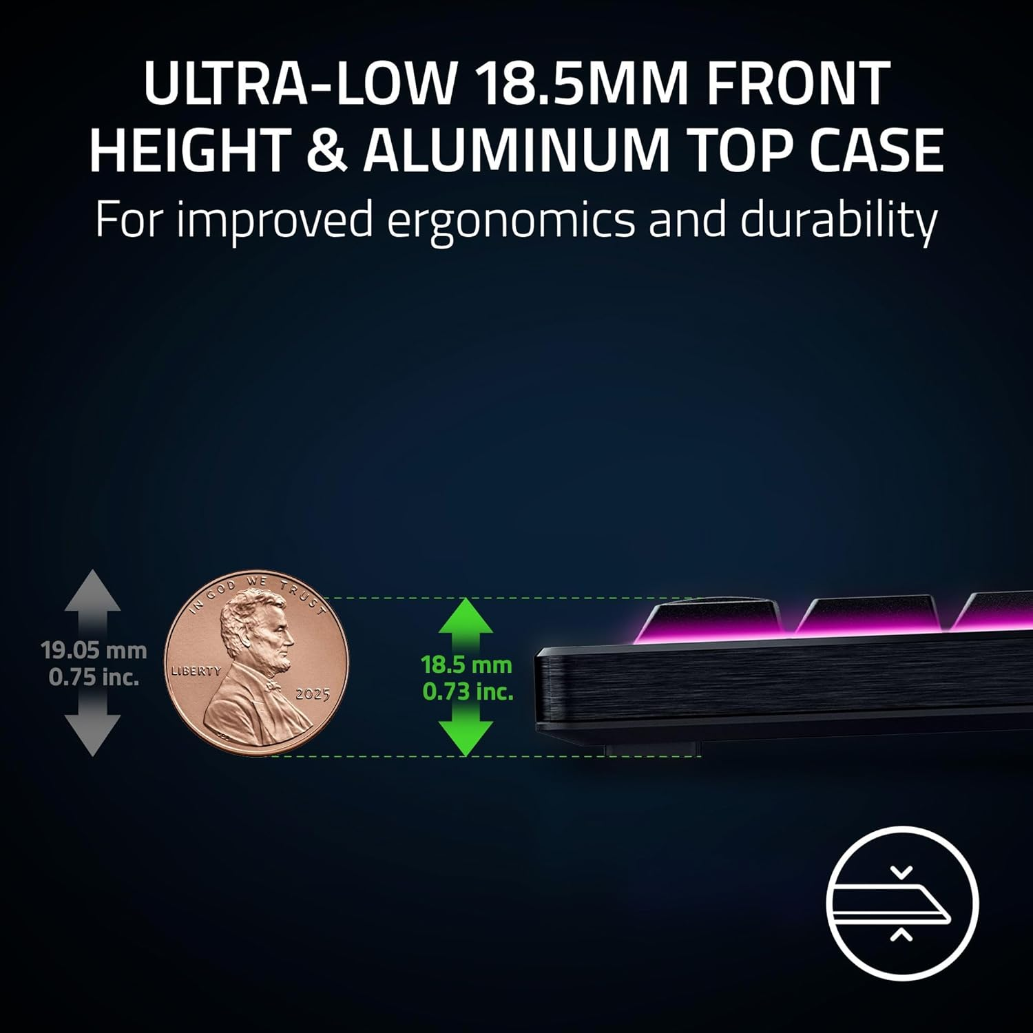 ≡ Ігрова клавіатура Razer BlackWidow V4 Low-profile TKL Green Switch ...