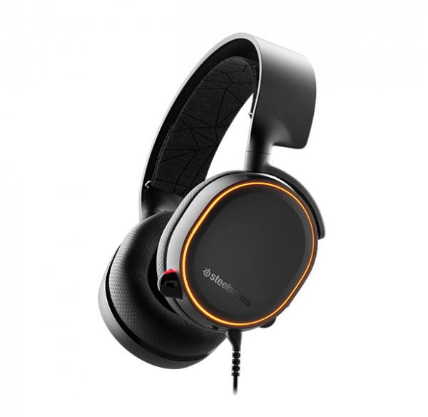 Игровая гарнитура STEELSERIES Arctis 5, black 2019 Edition (61504 ...