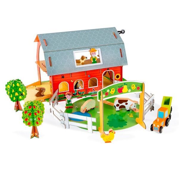 Игровой набор Janod Ферма с животными 3D J08577 – купить в Киеве | цена ...