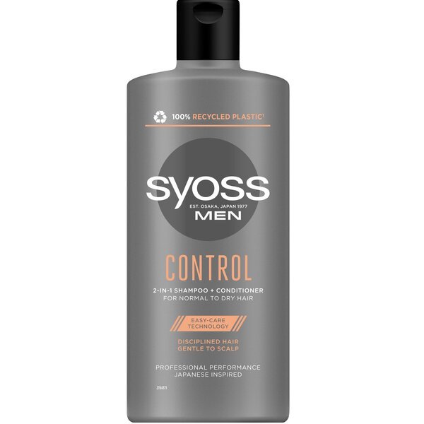 SYOSS Шампунь Men Control 2in1 440мл – купить в Киеве | цена и отзывы в ...