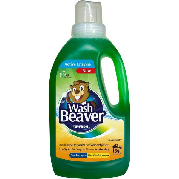 ≡ Гель для прання Wash Beaver Universal 1620мл – купити в Києві | ціни ...