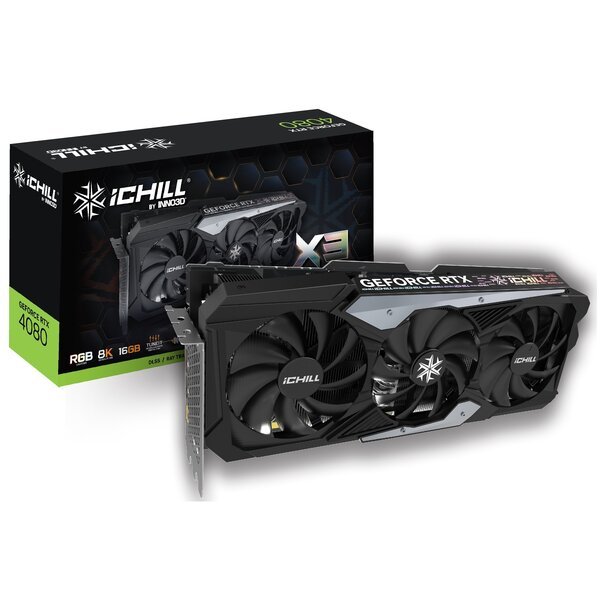Видеокарта INNO3D GeForce RTX 4080 16GB GDDR6X ICHILL X3 – купить в ...
