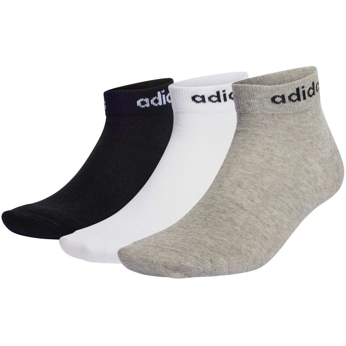 ≡ Шкарпетки Adidas T LIN ANKLE 3P IC1306 S різнокольорові – купити в ...