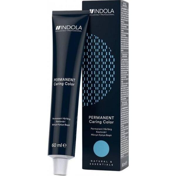 ≡ Перманентна крем-фарба Indola Permanent Caring Color 4.1 Середньо ...
