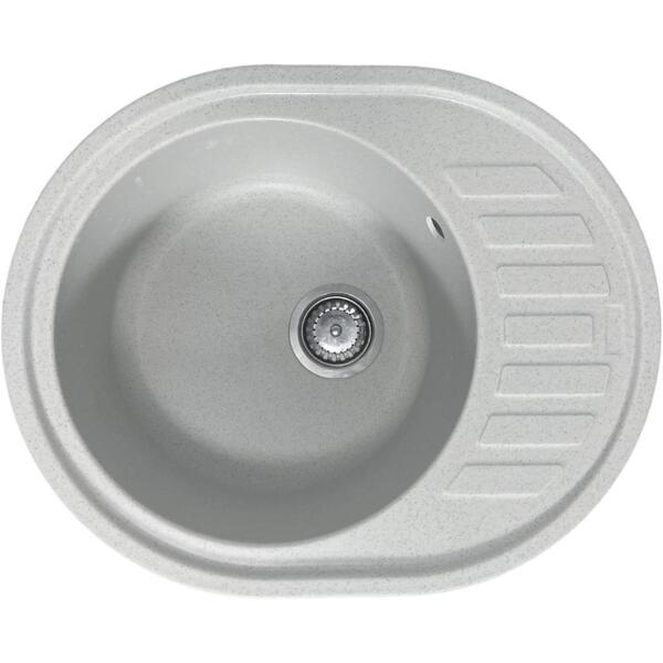 ≡ Мийка кухонна Adamant Ovum, штучний камінь, 615х495х200мм ...