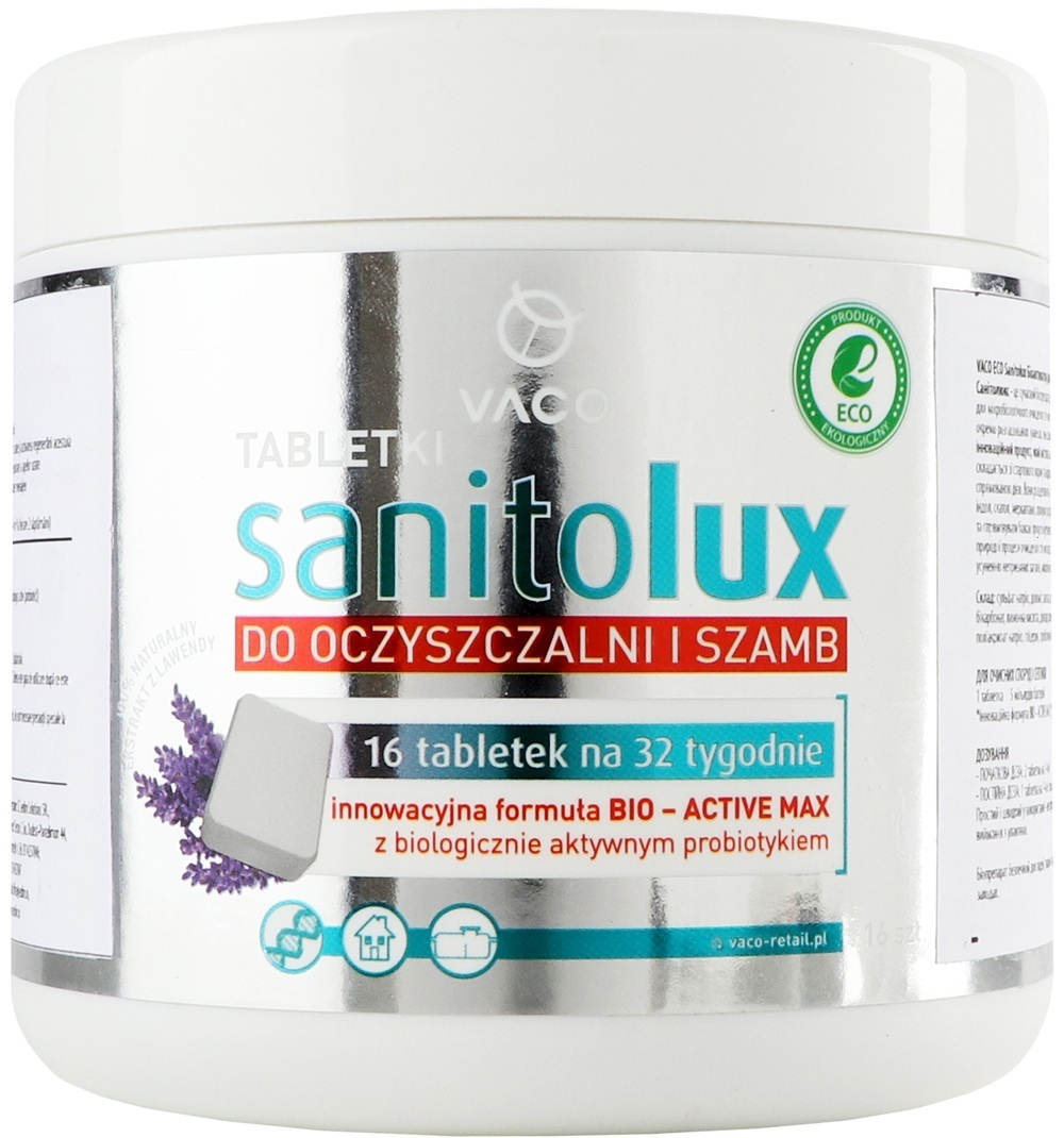 ≡ Біоактиватор Vaco ECO Sanitolux для очисних споруд та септиків в ...